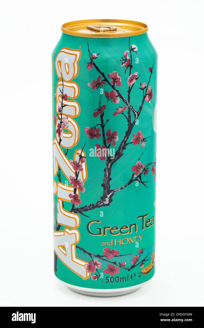 green tea, arizona, drink can, green teas, arizonas, drink cans Stock ...