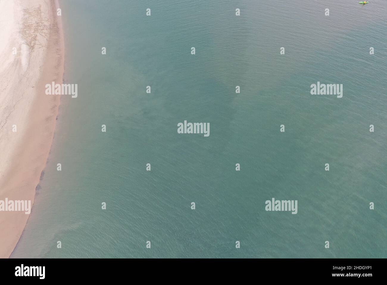 Aerial Photograph of Llangennech Marshland and River Loughor Stock ...