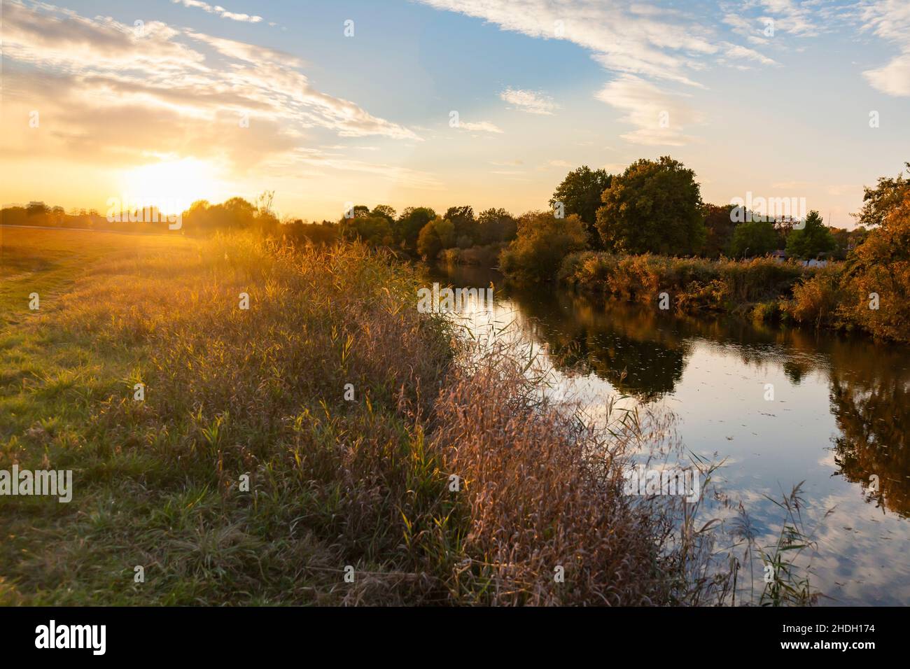 river landscape, lahn, hesse, river, river landscapes, rivers, lahns ...