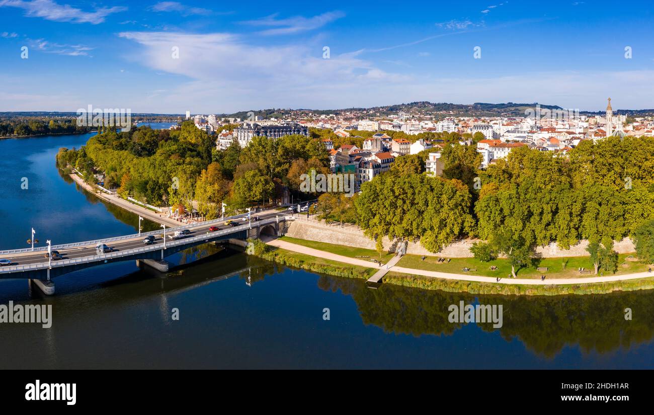 France, Allier, Bourbonnais, Vichy, listed as World Heritage by UNESCO ...