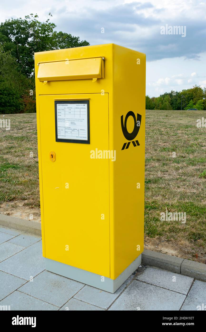 mailbox, deutsche post, mailboxs Stock Photo - Alamy