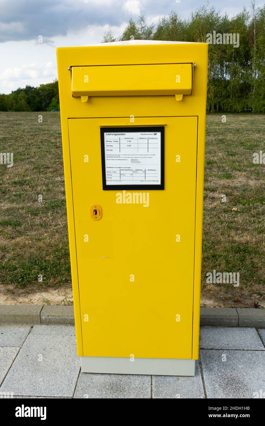 mailbox, deutsche post, mailboxs Stock Photo - Alamy