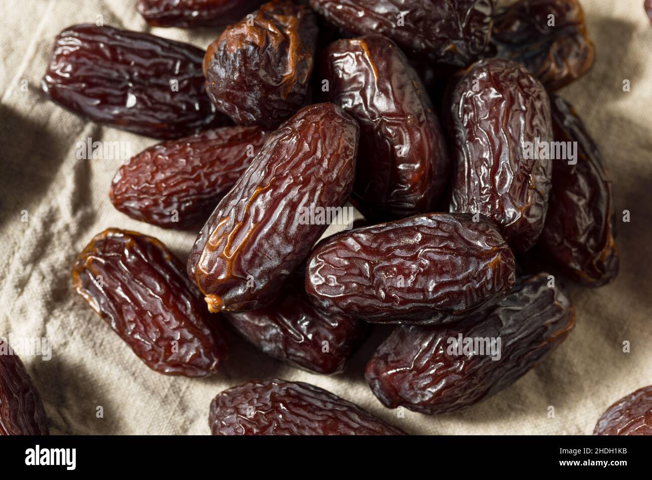 Organic Raw Dry Dates in a Pile Stock Photo - Alamy