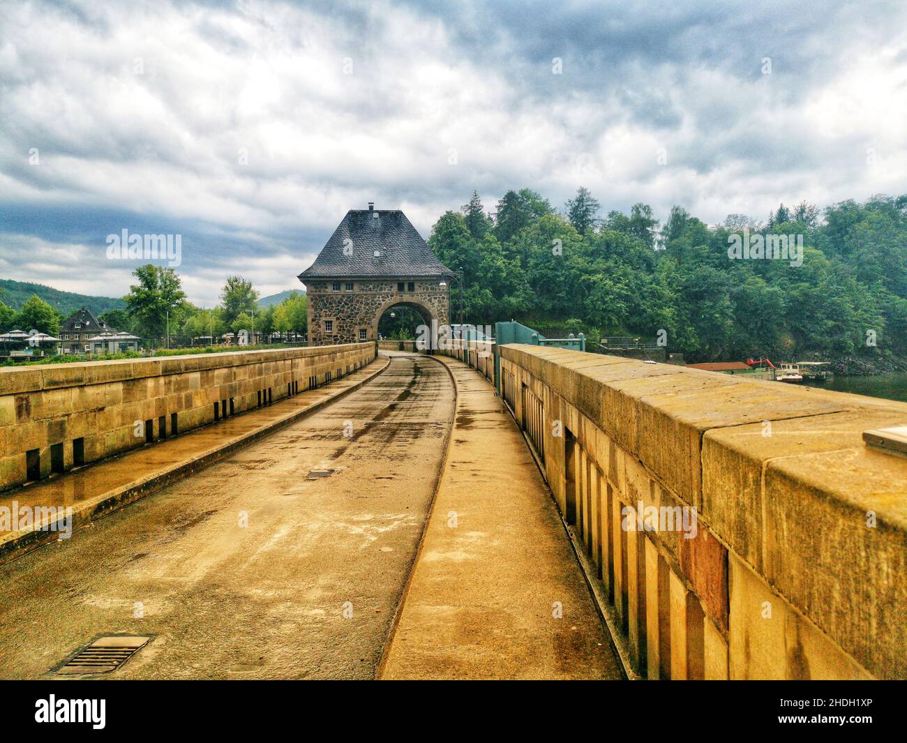 dam, eder dam, edertal, dams, eder dams, edertals Stock Photo - Alamy