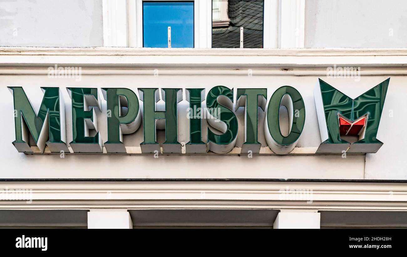 Mephisto logo hi-res stock photography and images - Alamy