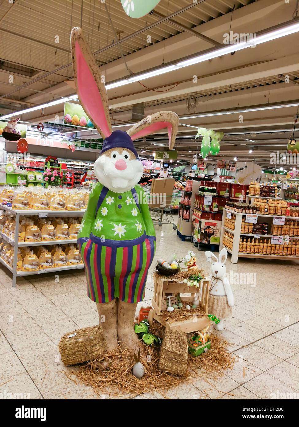 easter bunny, easter decoration, supermarket, easter bunnies, easter ...