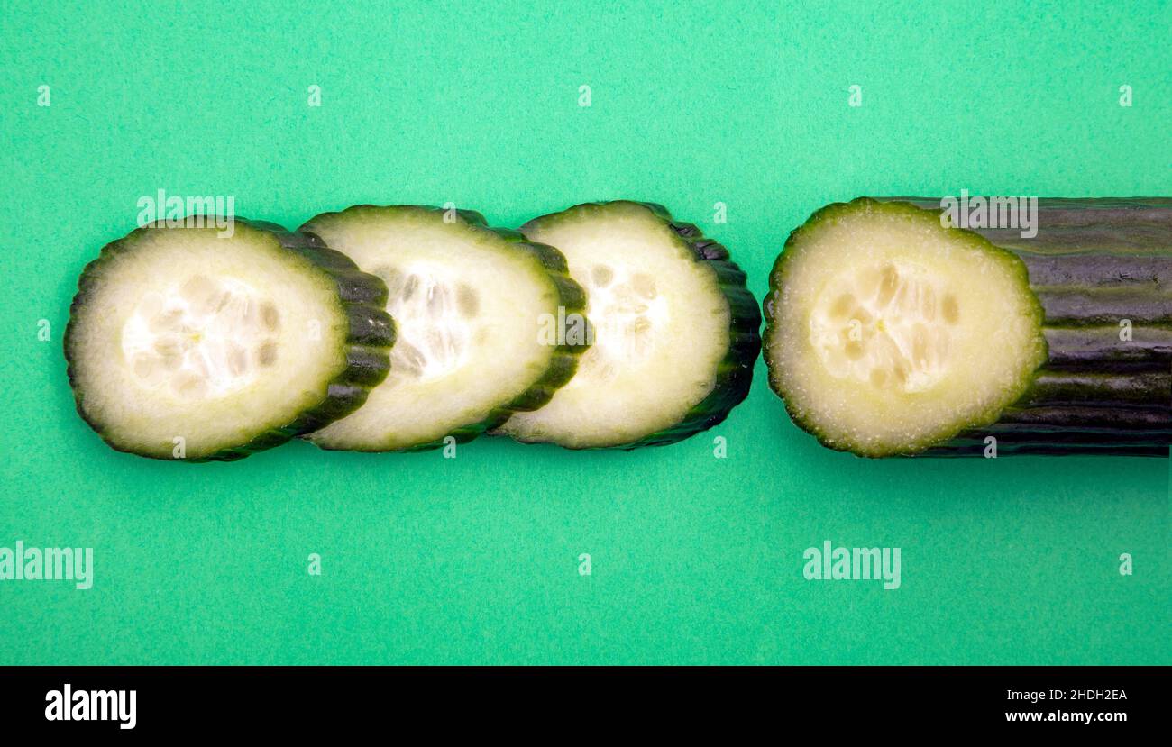 cucumber, slices, cucumbers, slice Stock Photo - Alamy