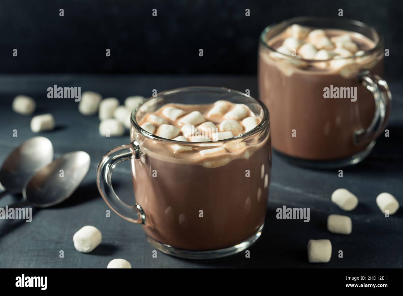 Mug hot cocoa marshmallows chocolate hi-res stock photography and ...