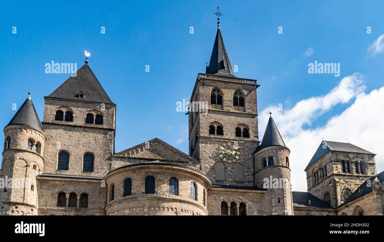 cathedral of trier, trier cathedral, cathedral of triers Stock Photo ...