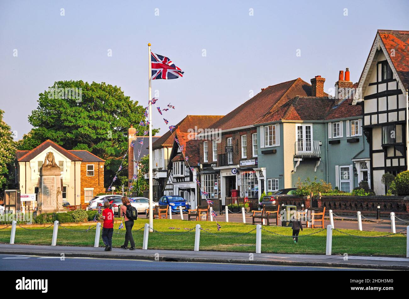 The Green, Datchet, Berkshire, England, United Kingdom Stock Photo - Alamy