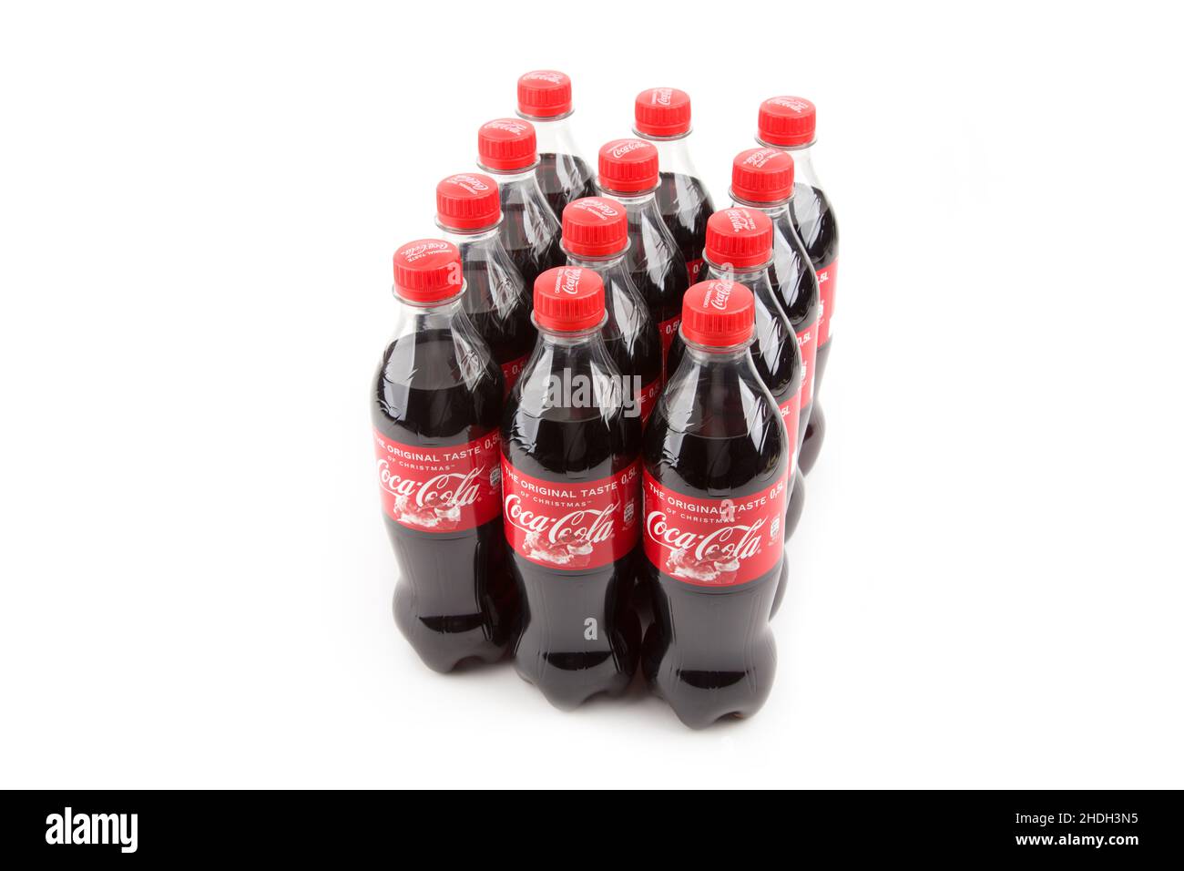 Plastic coca cola bottles Cut Out Stock Images & Pictures - Alamy