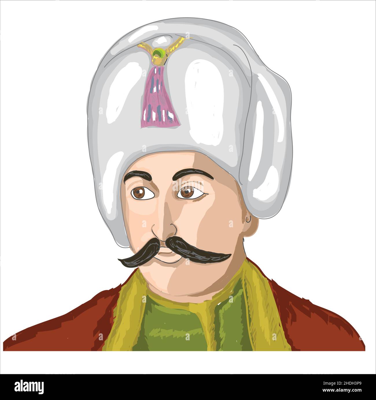 Ottoman empire painting Stock Vector Images - Alamy