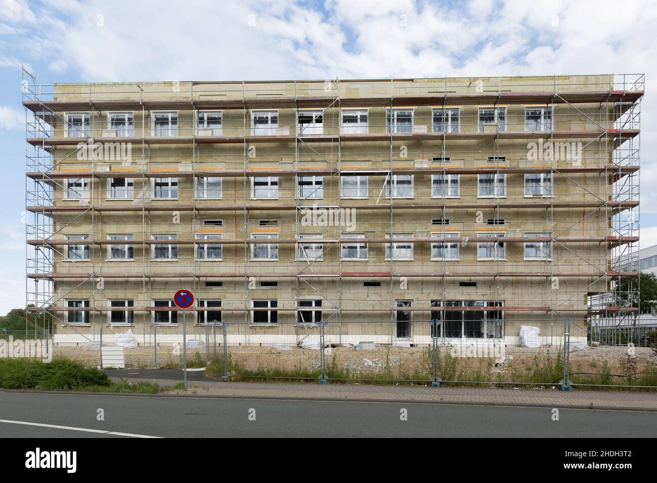 building construction, carcass, scaffolding, building constructions ...