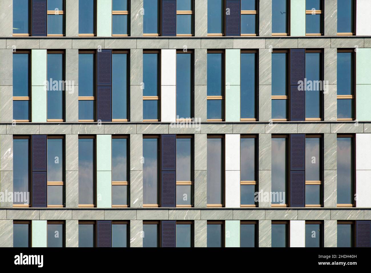 office building, facade, window, office buildings, service building ...