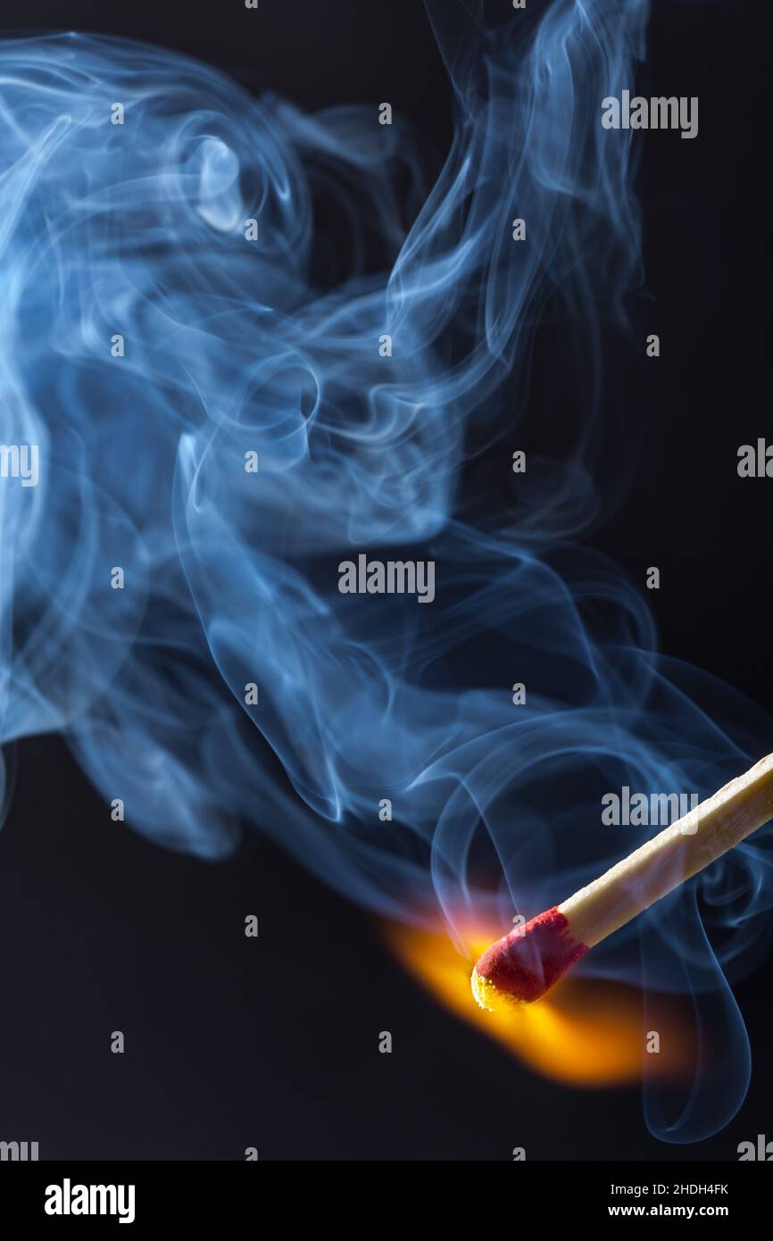matchstick, smoke, flame, matchsticks, smokes, flames Stock Photo - Alamy