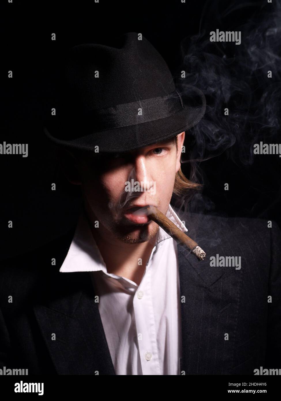 macho, cigar, thug, cigars, thugs Stock Photo - Alamy