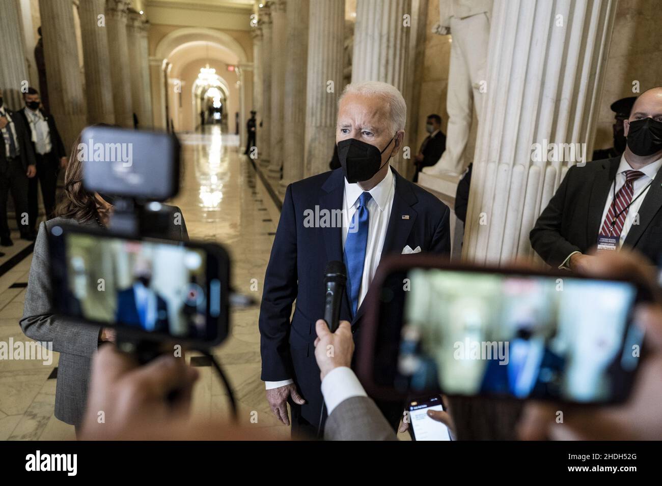 Washington, United States. 06th Jan, 2022. President Joe Biden speaks ...