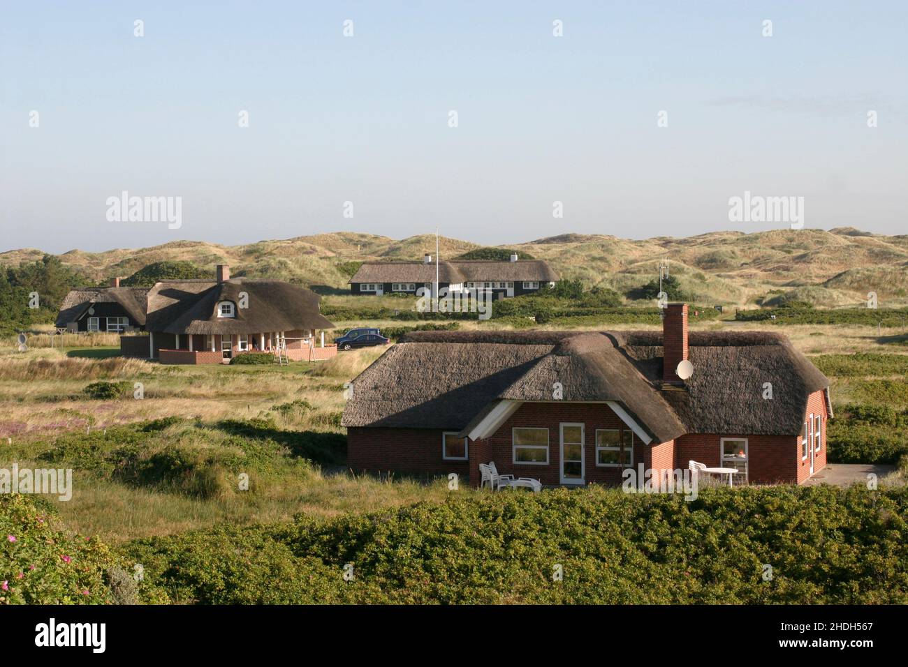 house, denmark, thatch roof, houses, denmarks, thatch roofs Stock Photo ...