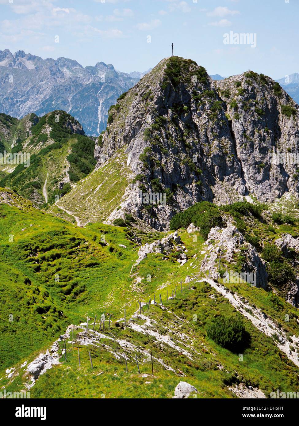 mountain top, verwall, mountain tops, verwalls Stock Photo - Alamy