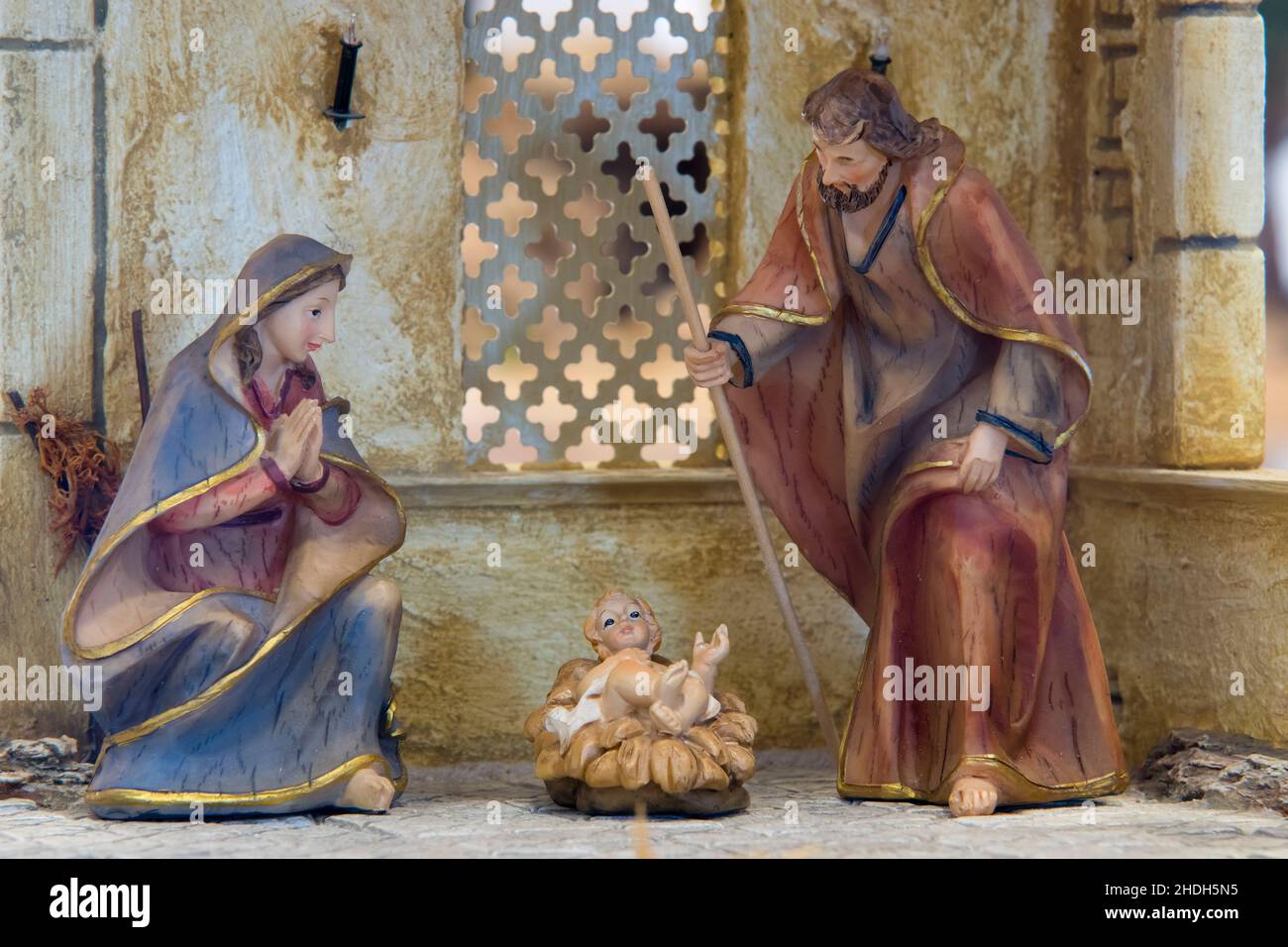 nativity scene, nativity scenes Stock Photo - Alamy