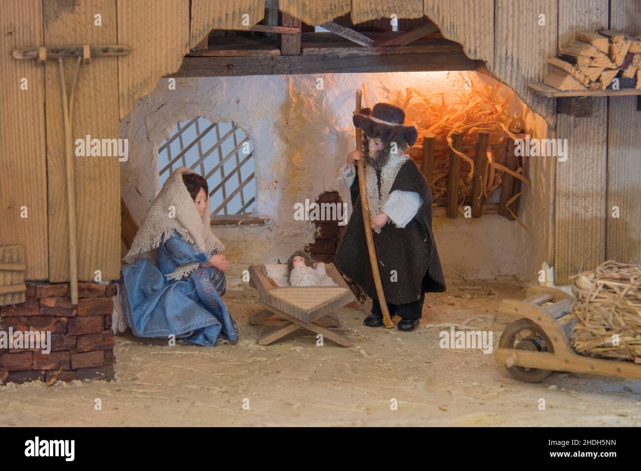 nativity scene, nativity scenes Stock Photo - Alamy