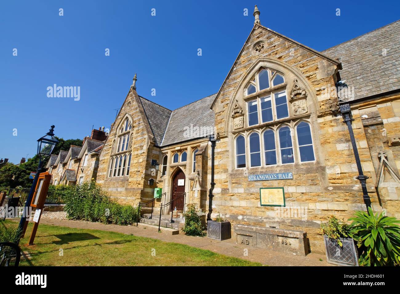 UK, Dorset, Abbotsbury, Strangways Hall Stock Photo - Alamy