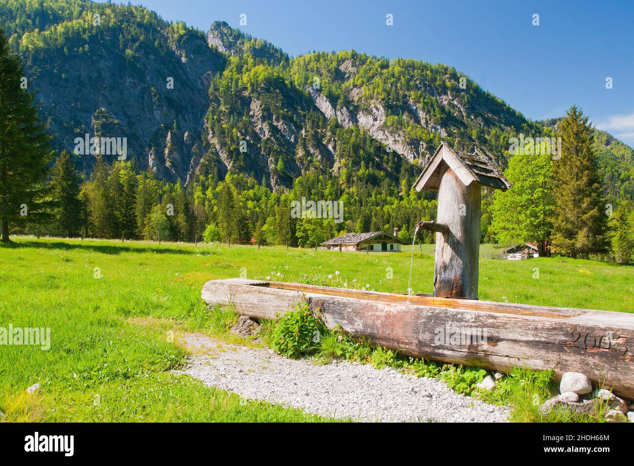 rural scene, fountain, alp, country, country life, rural, rural scenes ...