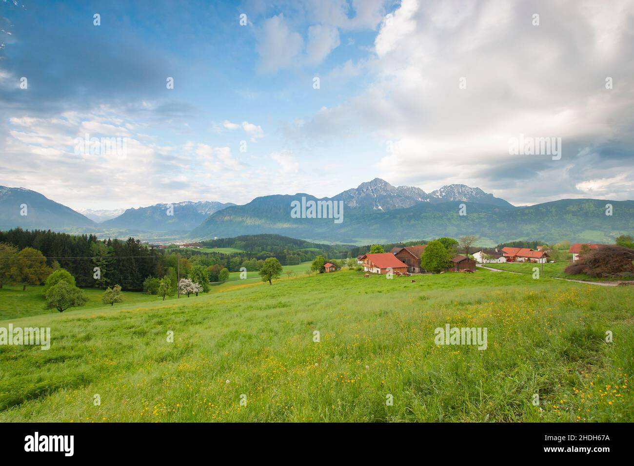 village, bavaria, piding, villages, bavarias Stock Photo - Alamy