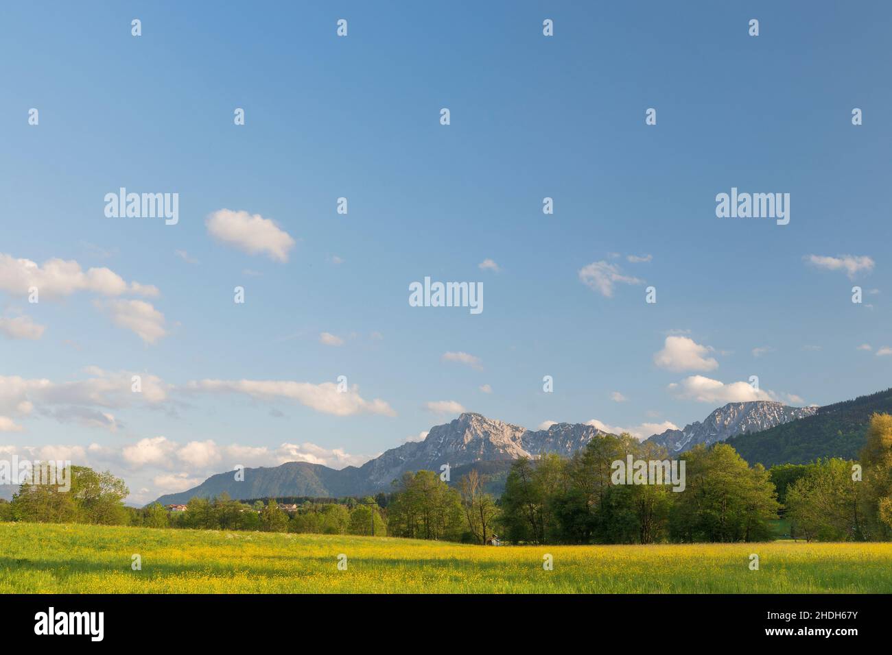 mountain range, chiemgau alps, hochstaufen, mountain ranges ...