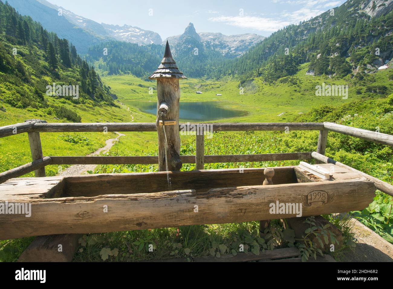 fountain, national park berchtesgaden, funten lake, fountains, national ...