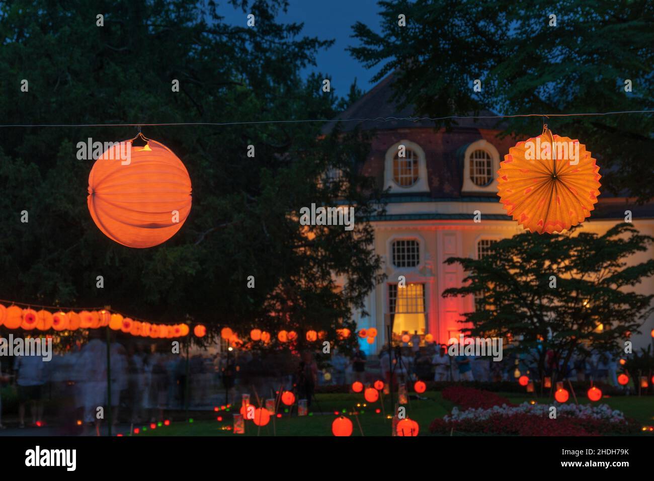 lanterns, health resort, bad reichenhall, lantern, health resorts ...