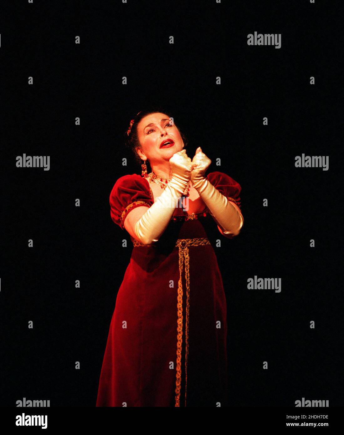 Act 2: Catherine Malfitano (Floria Tosca) in TOSCA by Puccini at The ...