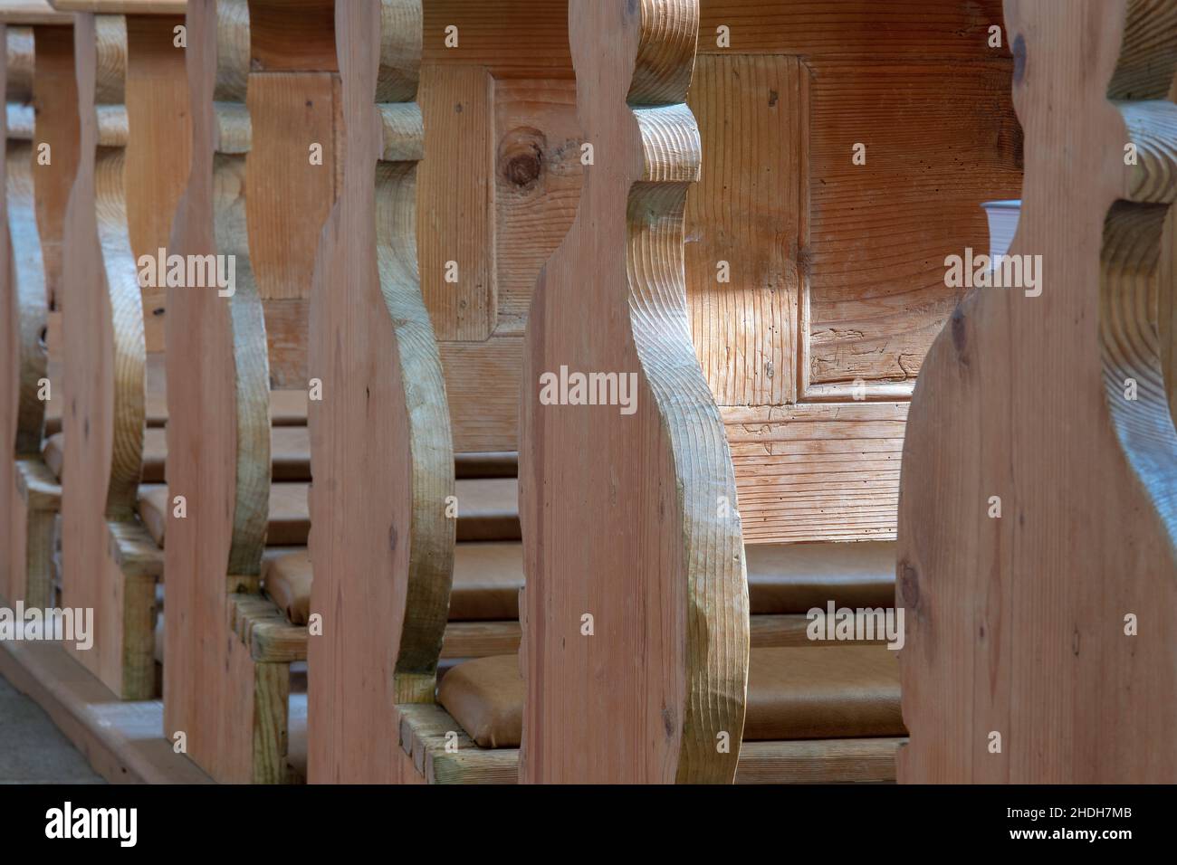 church pew, pews Stock Photo - Alamy