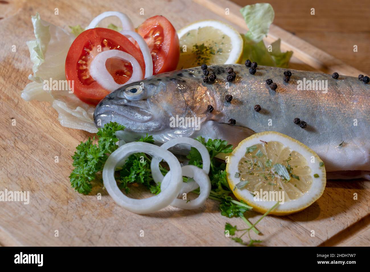ingredient, fish dish, ingredients, fish dishs Stock Photo - Alamy
