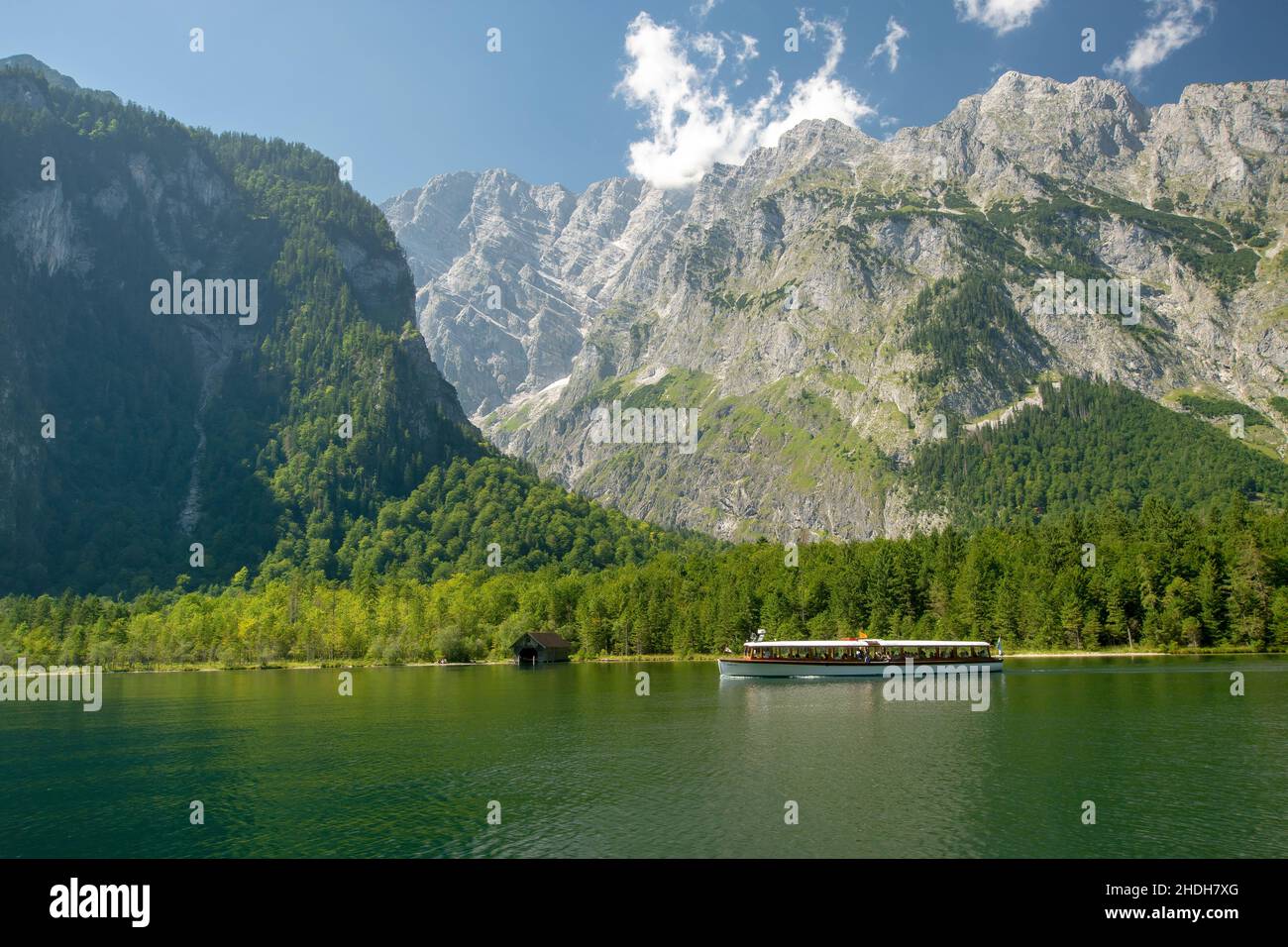 boating, königssee, königssees Stock Photo - Alamy