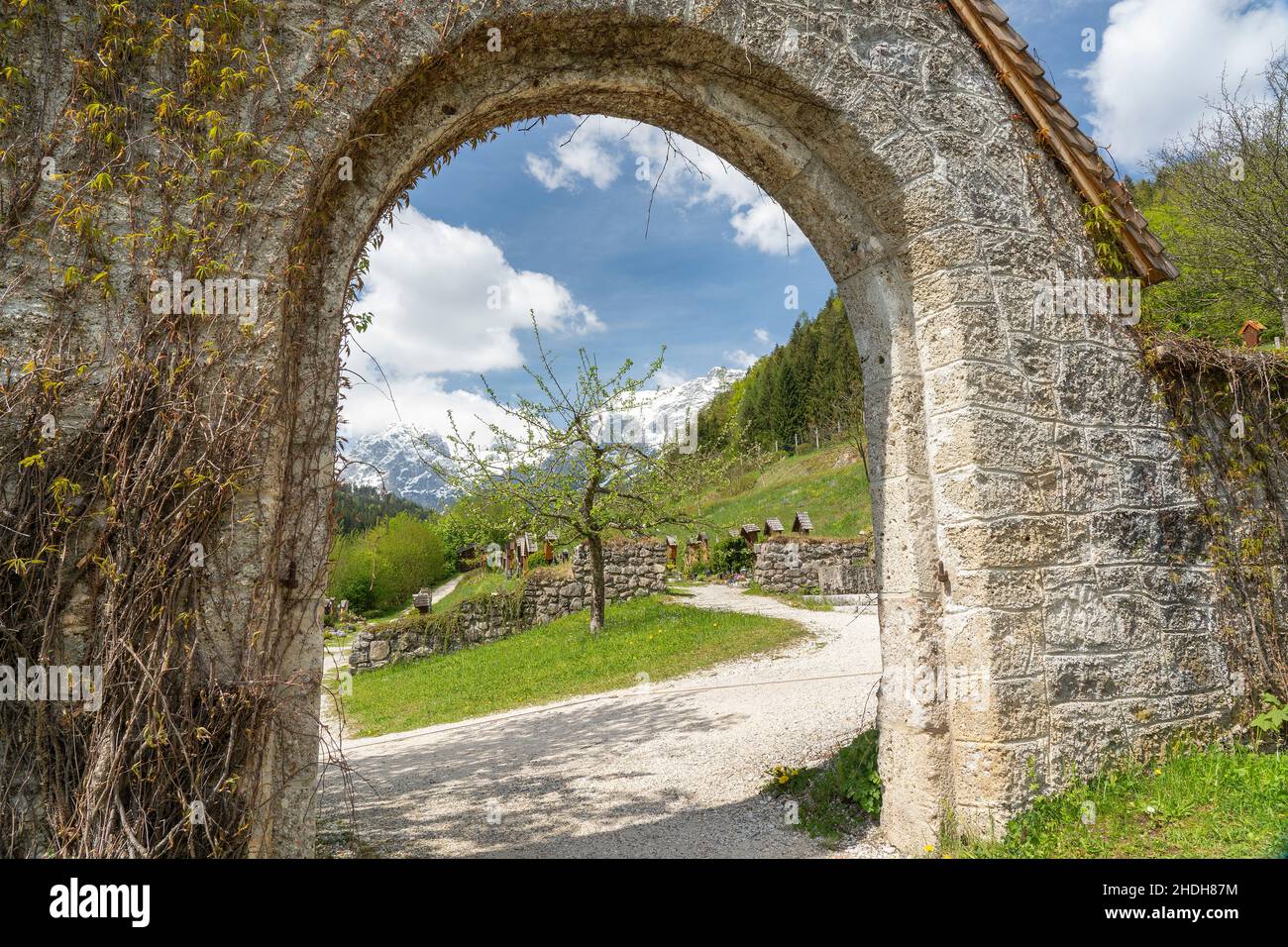 cemetery, entrance, archway, cemeteries, entrances, archways Stock ...