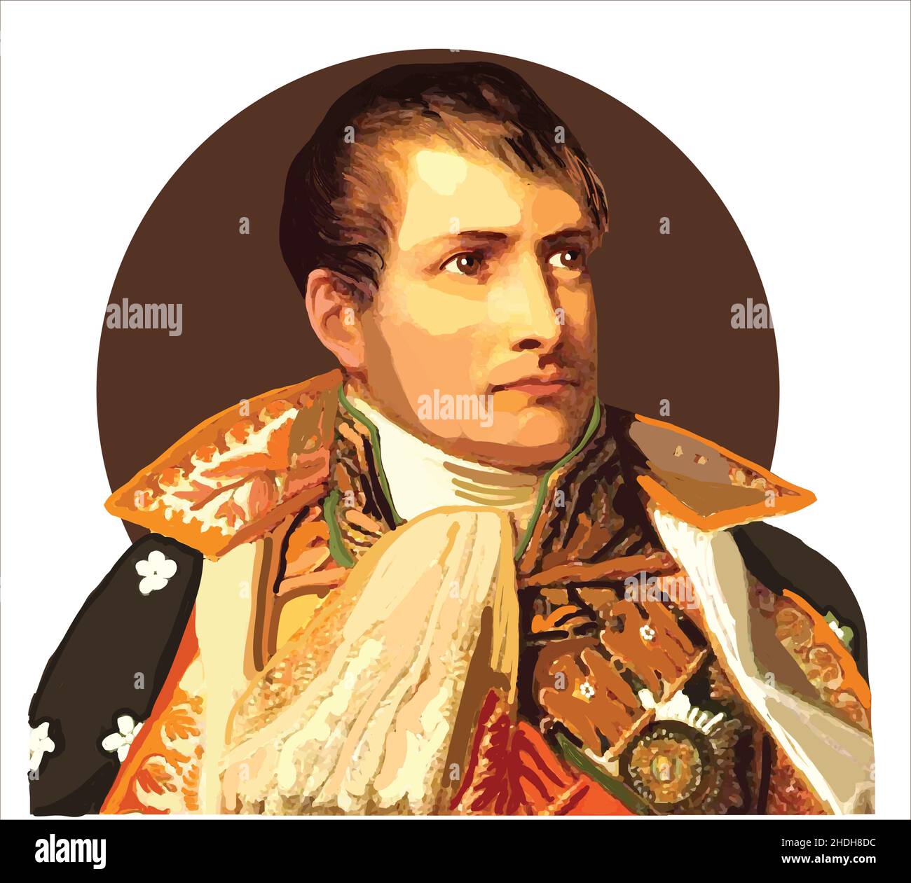 Napoleon painting Stock Vector Images - Alamy