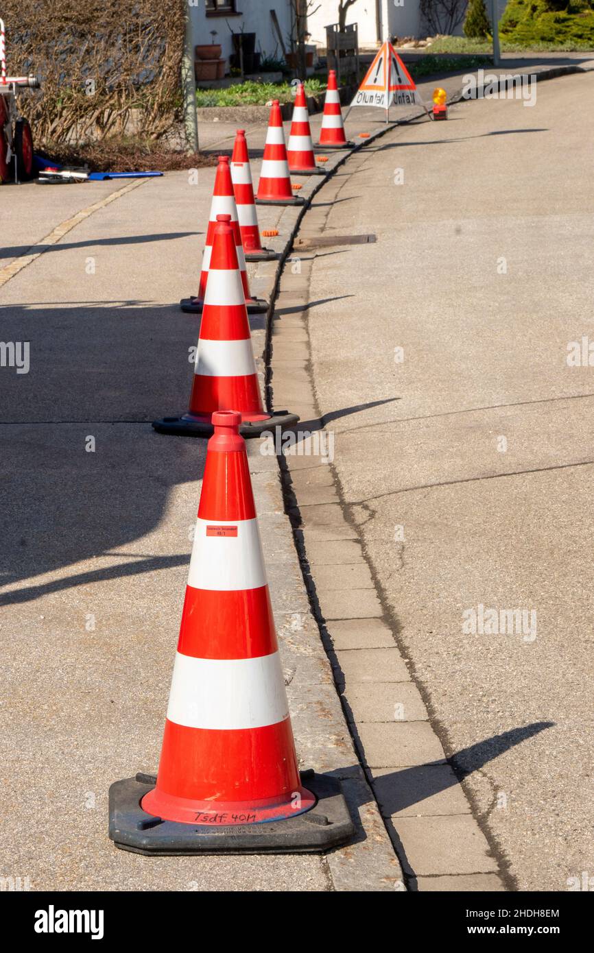 barrier, fire brigade exercise, traffic cone, barriers, fire brigade ...
