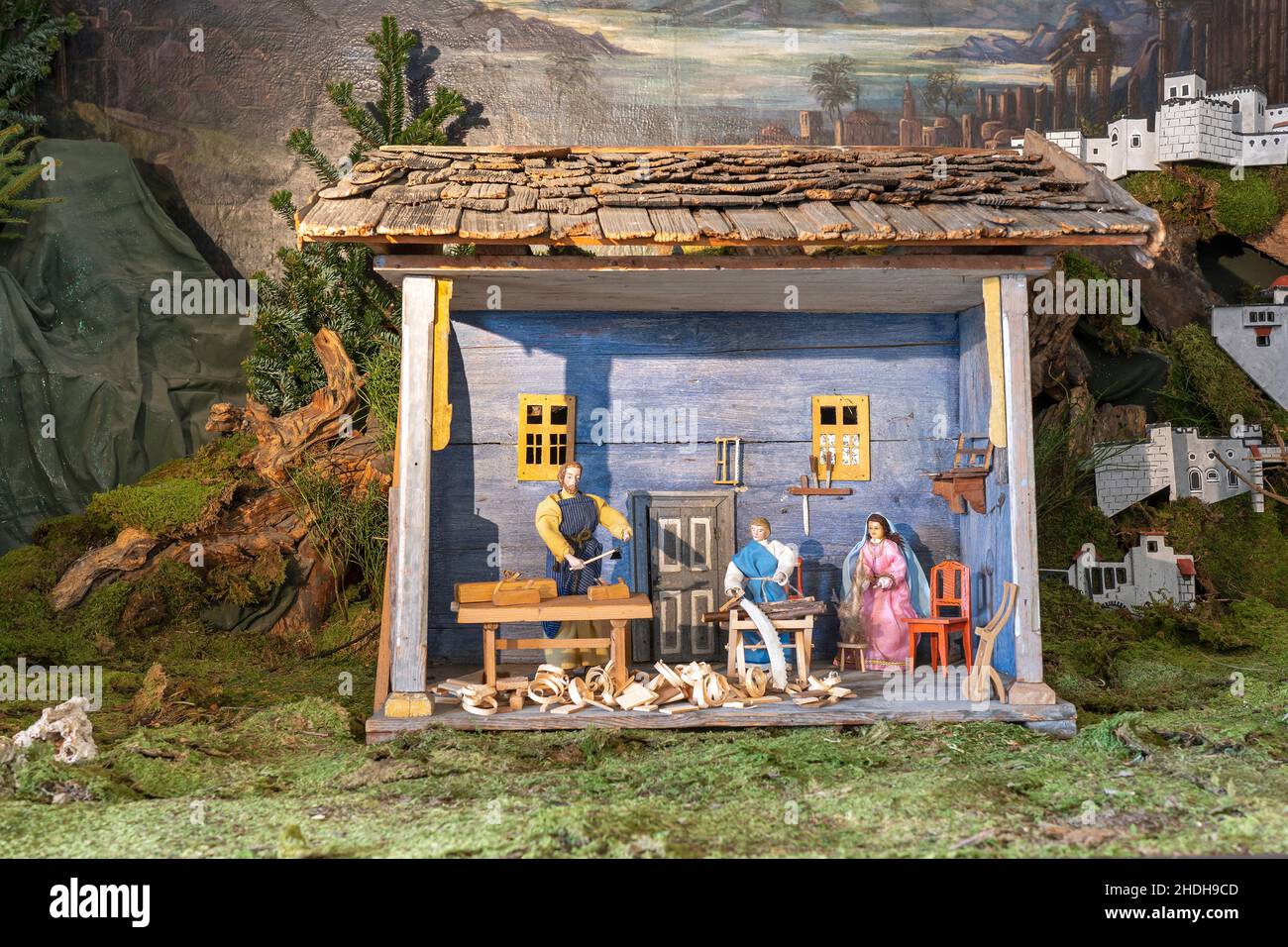 nativity scene, nativity scenes Stock Photo - Alamy
