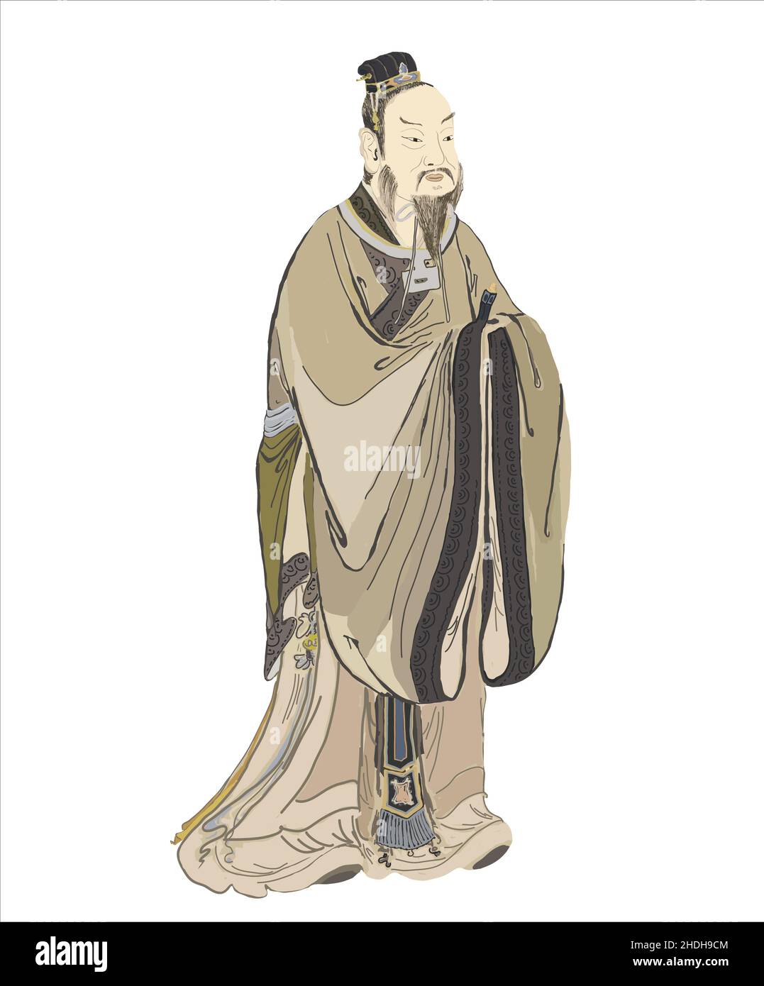 Confucius confucius face hi-res stock photography and images - Alamy