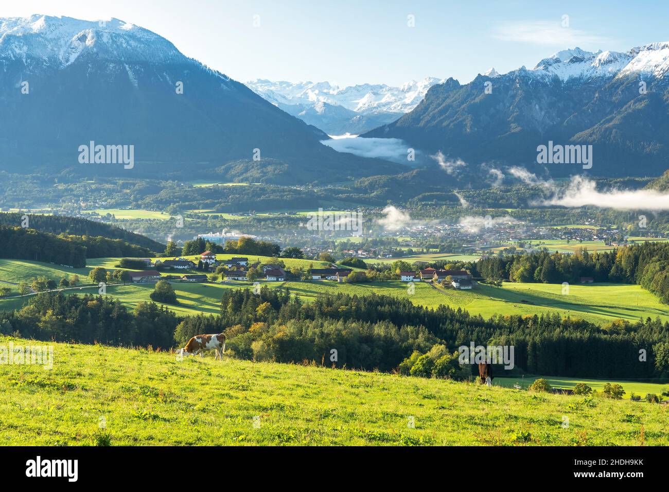 berchtesgadener land, piding, berchtesgadener lands Stock Photo - Alamy
