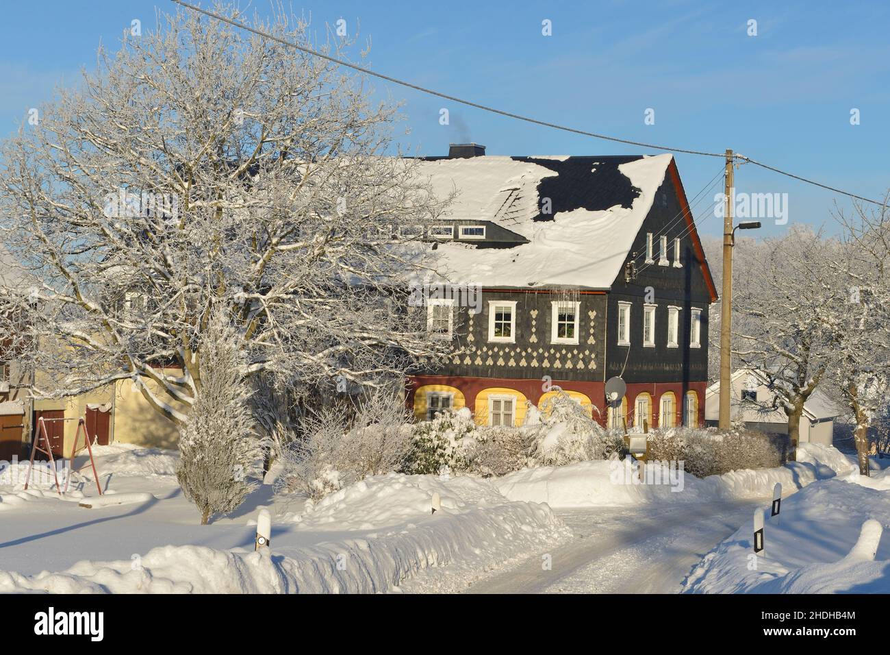House umgebindehaus upper lusatian house hi-res stock photography and ...