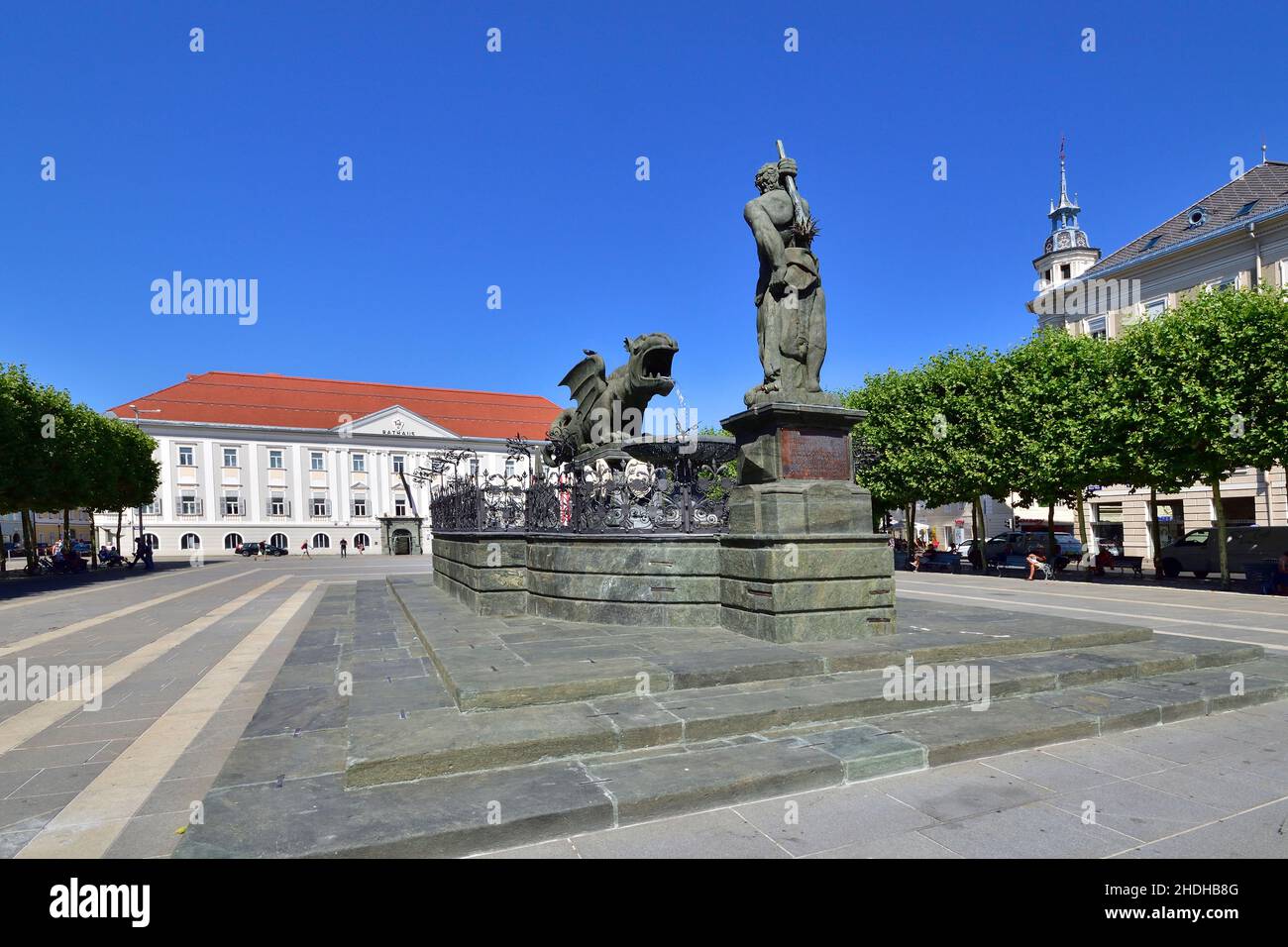klagenfurt, lindwurmbrunnen, klagenfurts, lindwurmbrunnens Stock Photo ... klagenfurt, lindwurmbrunnen, klagenfurts, lindwurmbrunnens Stock Photo ...