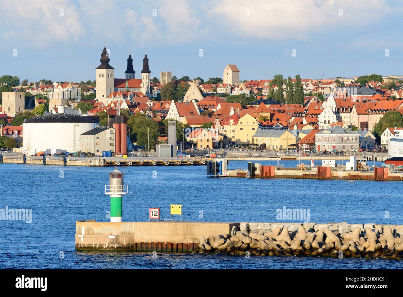 Visby harbour hi-res stock photography and images - Alamy