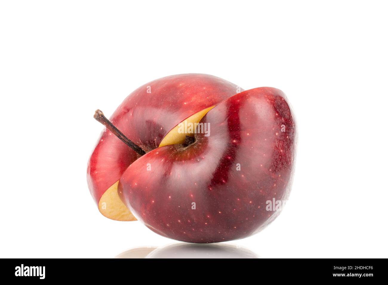 Two apple halves hi-res stock photography and images - Alamy