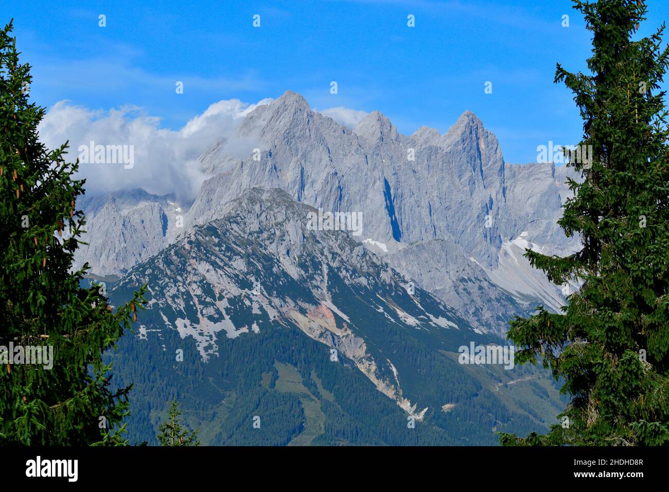 dachstein mountains, gosaukamm, bishop cap Stock Photo - Alamy