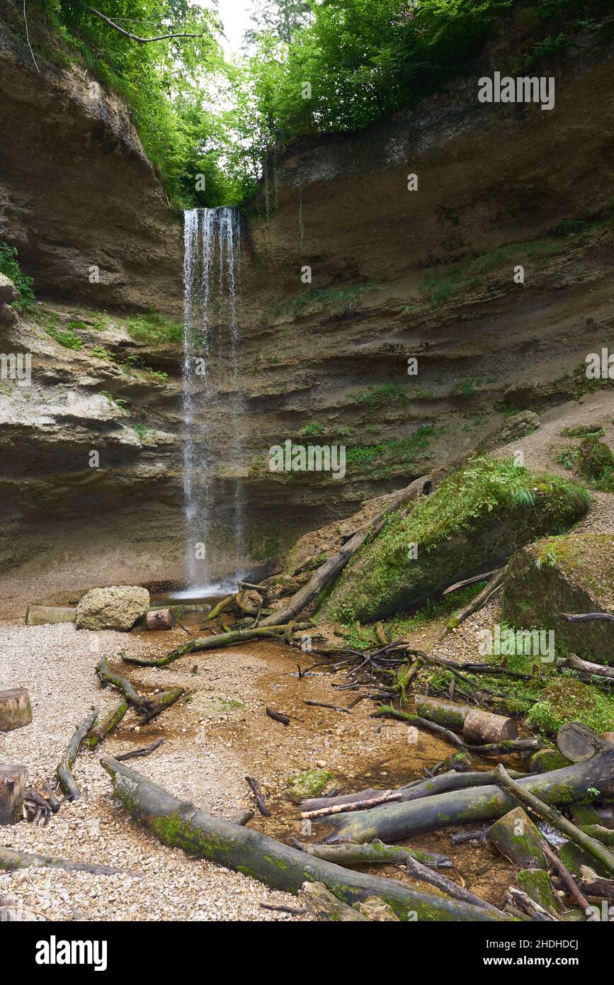 waterfall, pähler gorge, cascade, waterfalls Stock Photo - Alamy