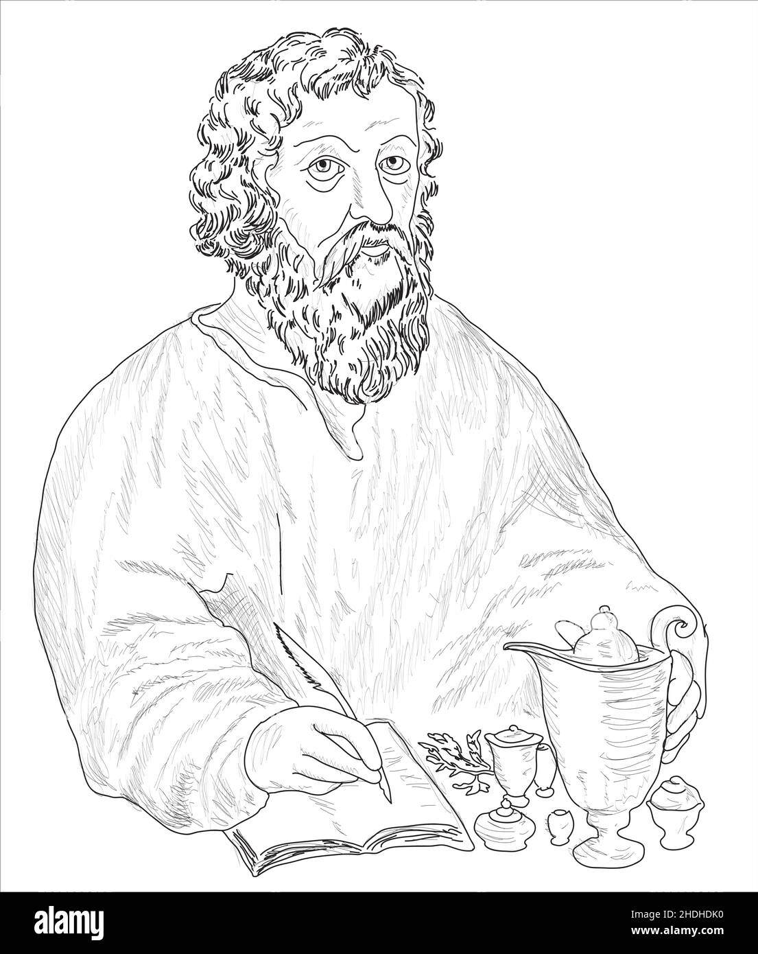 Hippocrates kos greece Stock Vector Images - Alamy