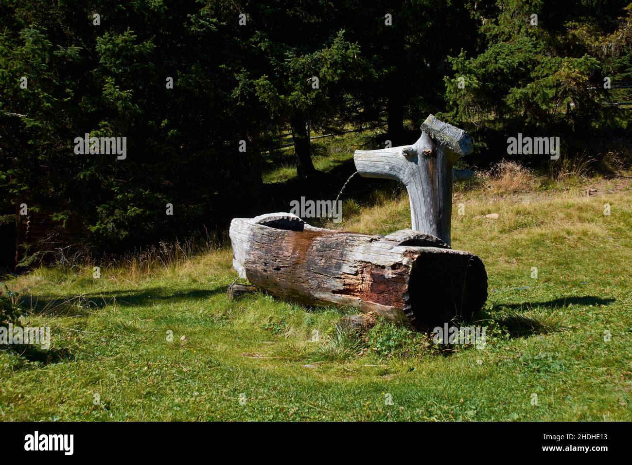 drinking water, wood fountain, drinking waters, wood fountains Stock ...