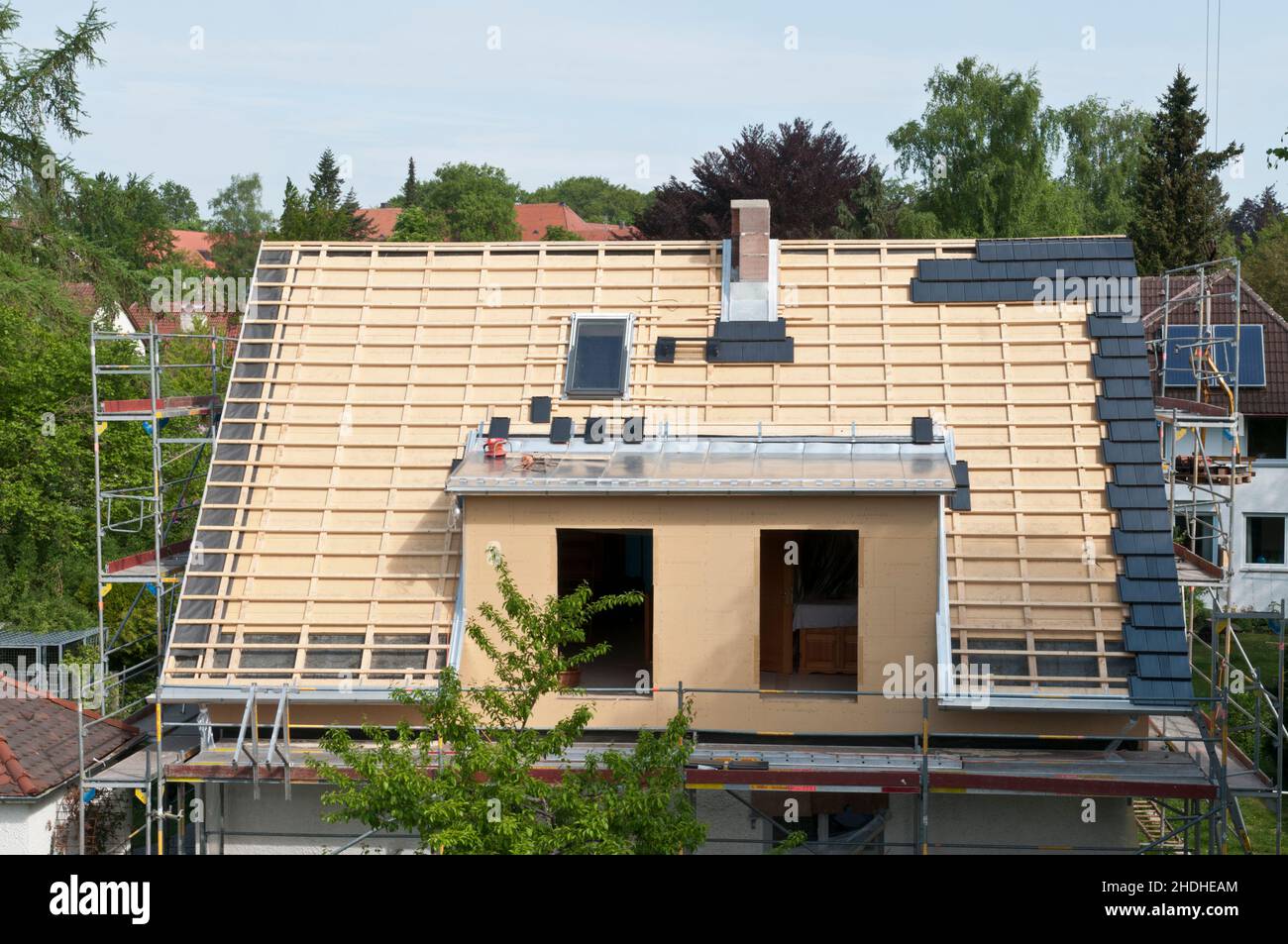 insulation, roofing, insulated, insulating Stock Photo - Alamy